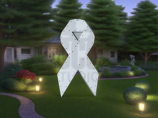 Cause Ribbon DIY Small minilight – Mattos Designs LLC