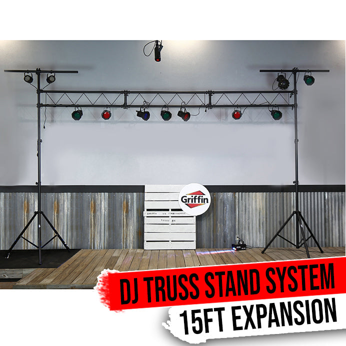 Light Truss Stand System by GRIFFIN - I-Beam Trussing Set & DJ Booth ...